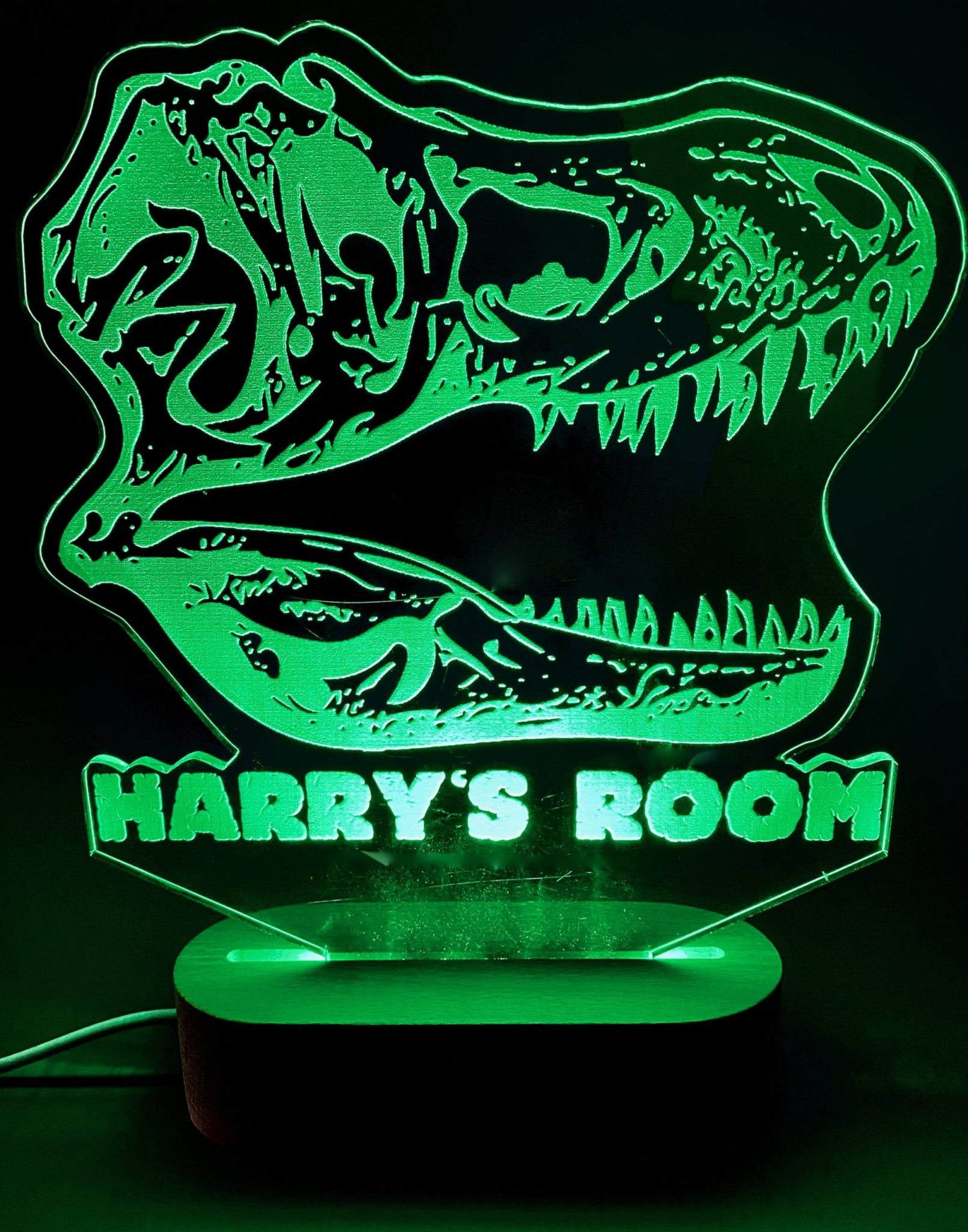 T Rex Dinosaur Fossil Skull LED Light - Salty Dog Design Co